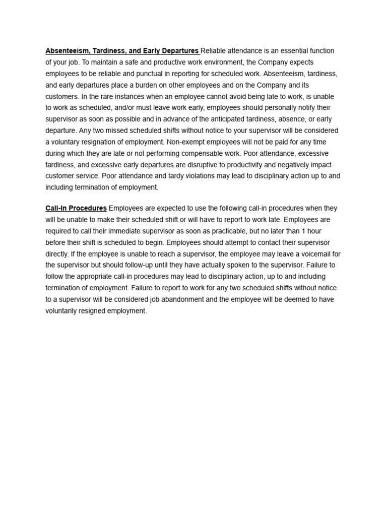 VACP Policies & Procedures | PDF