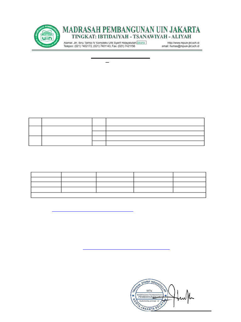(Bilingual) Surat Tugas Membuat LKPD Sem I 2022-2023 | PDF