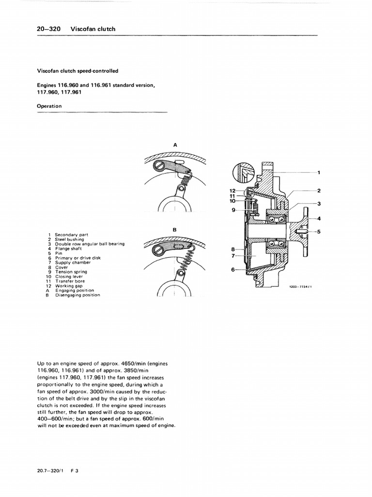 W126 V8 Cooling Fan Clutch Overview | PDF