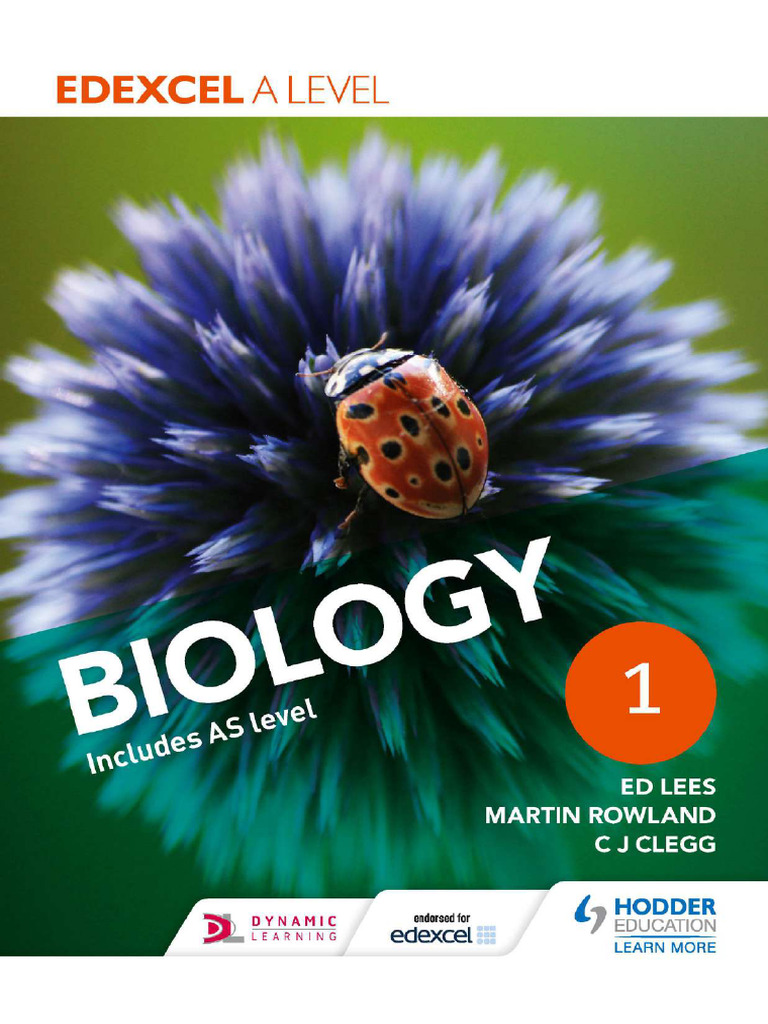 Ed Lees Edexcel A Level Biology Studentbook 1 2015 Hodder Education ...