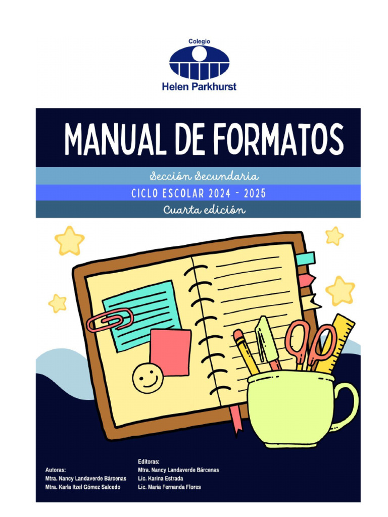 Manual de Formatos | PDF | Citación | Estilo apa