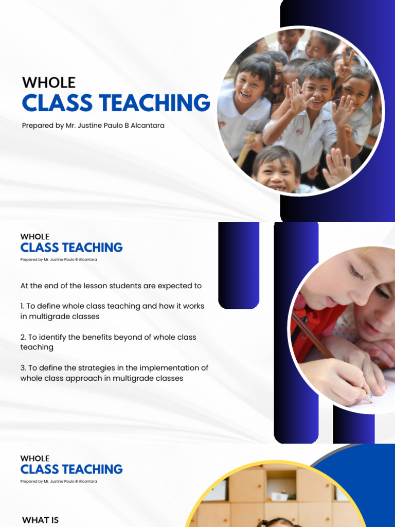 Whole-Class-Teaching 20241112 064950 0000 | PDF | Teachers | Learning