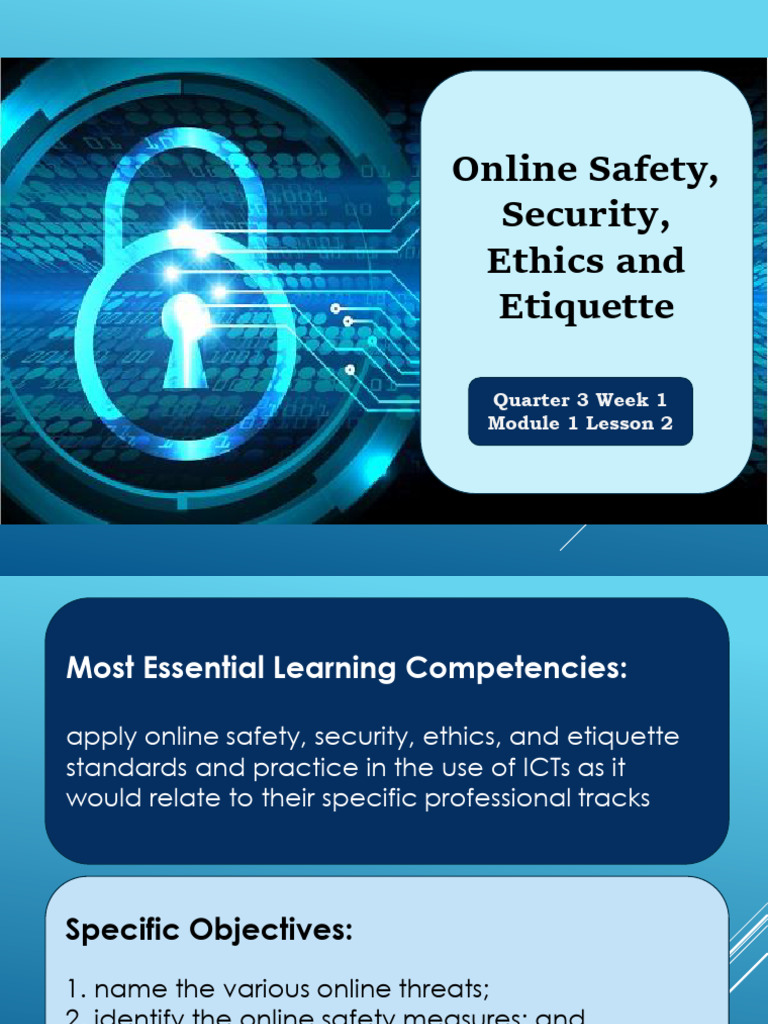 Online Safety Netiquette | PDF | Malware | Cybercrime