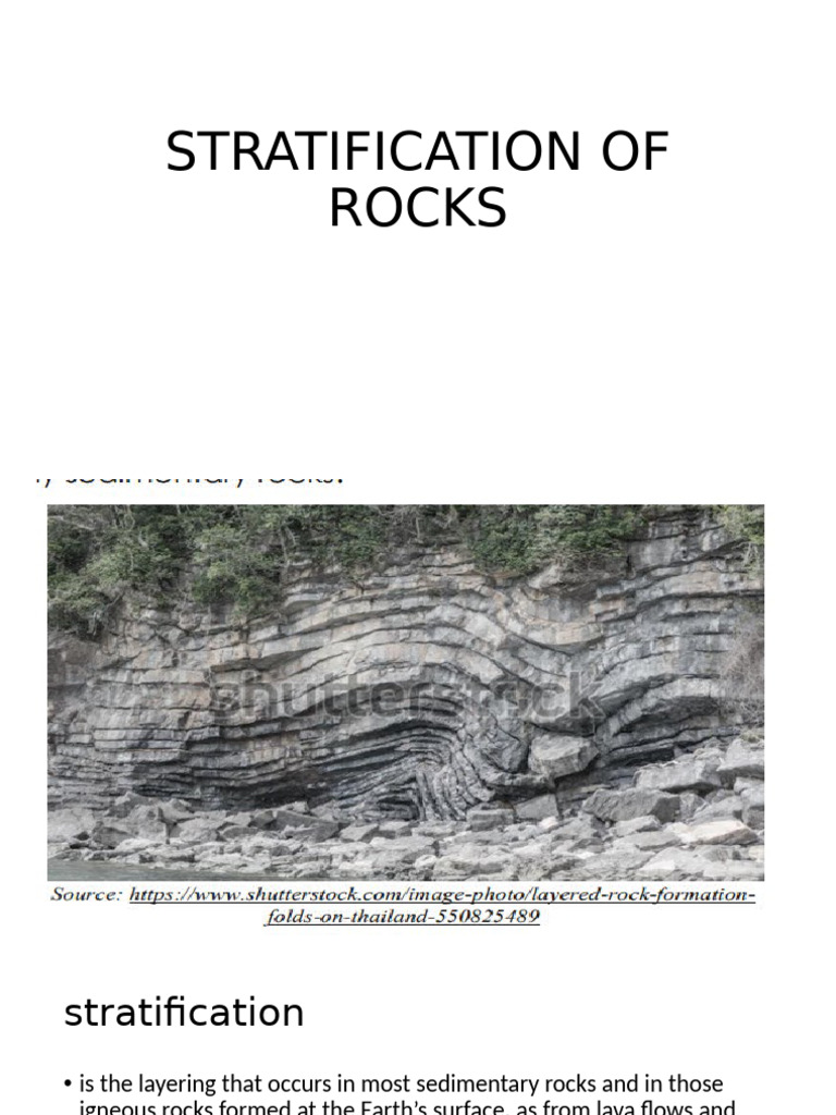 Stratification of Rocks | PDF | Science & Mathematics