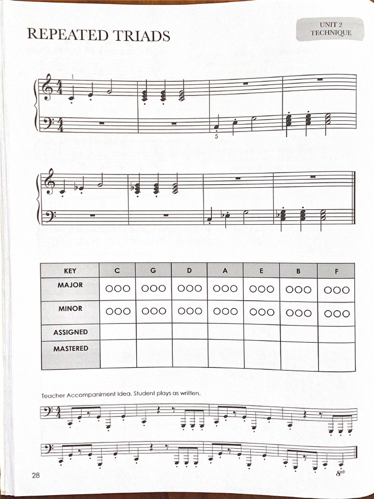 Piano Safari Level 2 For The Older Student - UNIT2 | PDF
