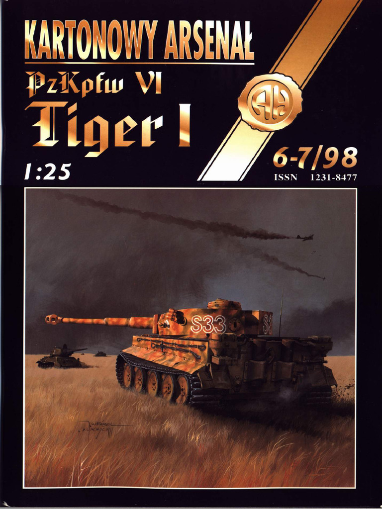 Halinski Kartonowy Arsenal 1998-06-07 PZKPFW Vi Tiger I Compress | PDF