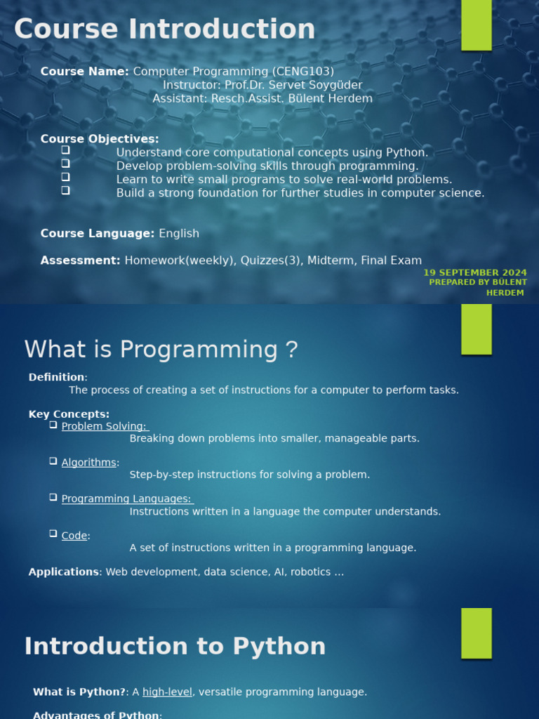 Introduction To Programming and Python Basics | PDF | Python ... Introduction To Programming and Python Basics | PDF | Python ...
