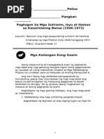 Ap6 - Q3 - Module 1 - Aral. 1 | PDF