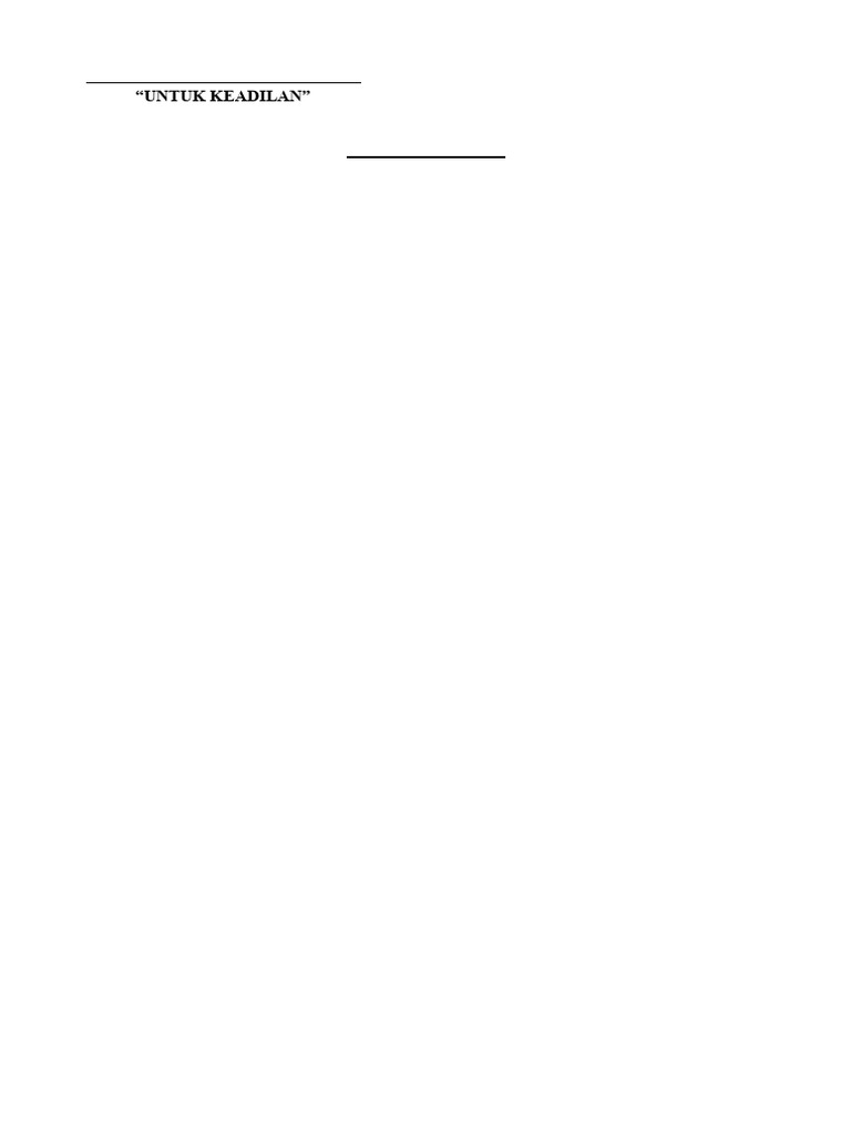 Contoh Surat Tuntutan | PDF