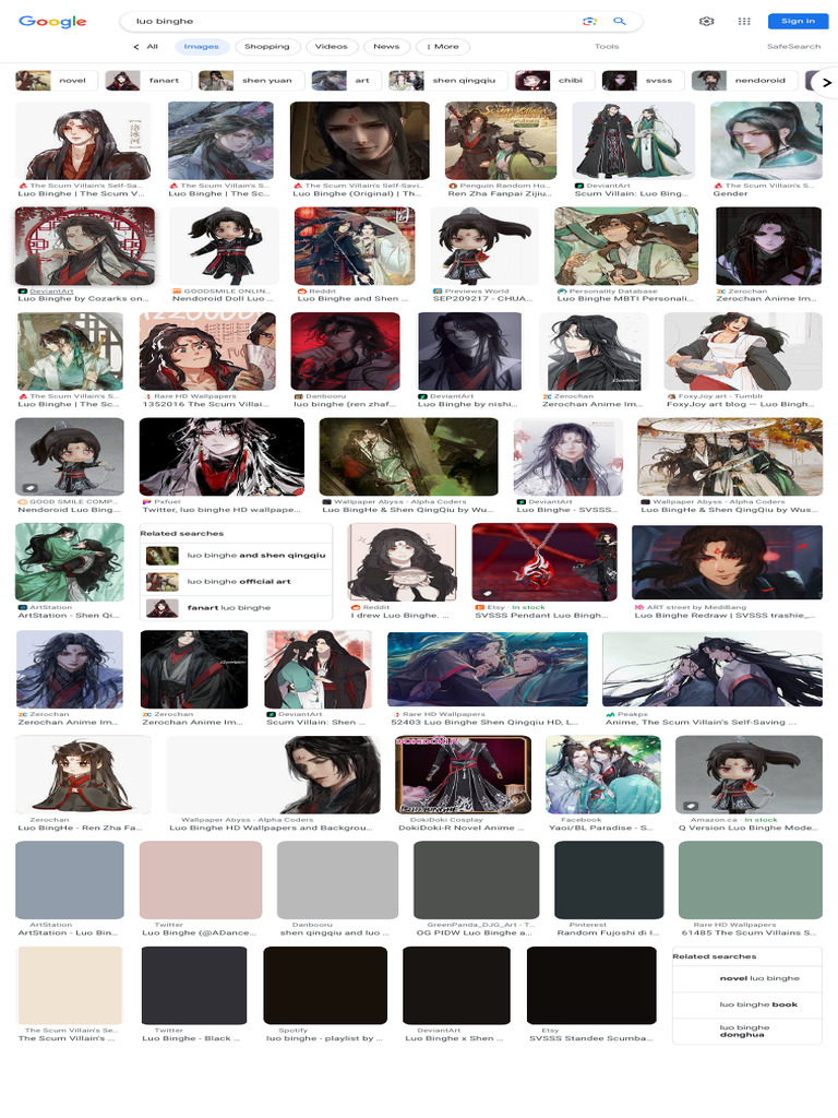 Luo Binghe - Google Search | PDF | Anime And Manga