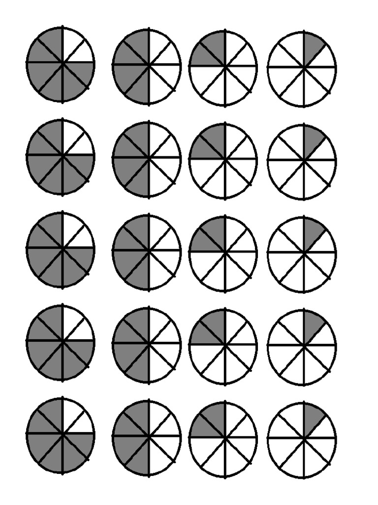 Fracciones Circulo 3 | PDF