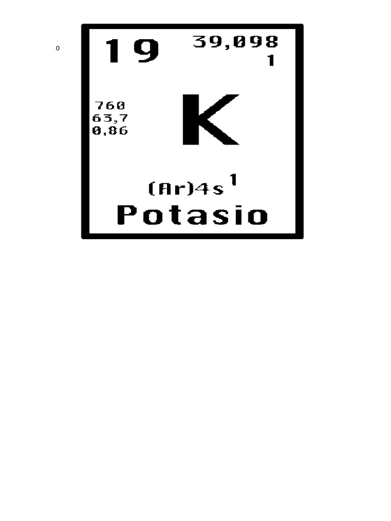 Potasio | PDF