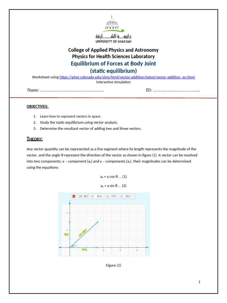 Equilibrium of Forces | PDF | Force | Euclidean Vector