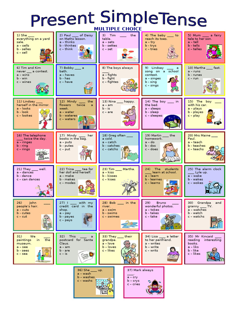 Present Simple1 | PDF