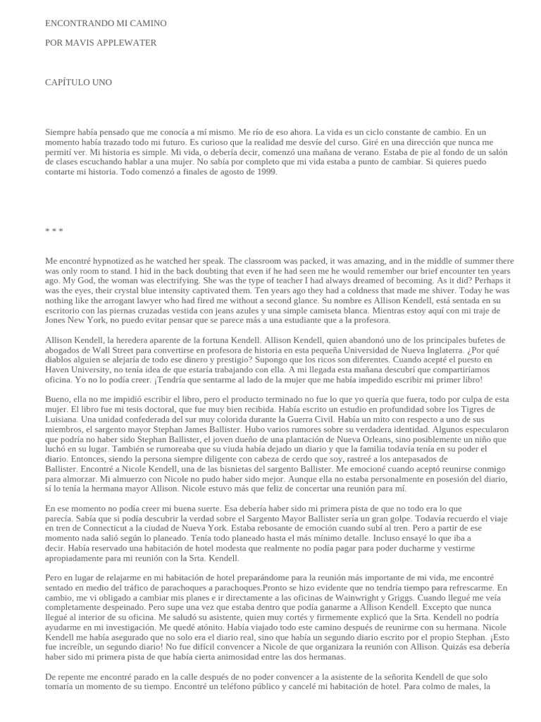 Encontrando Mi Camino | PDF | Novela negra, policíaca y suspenso