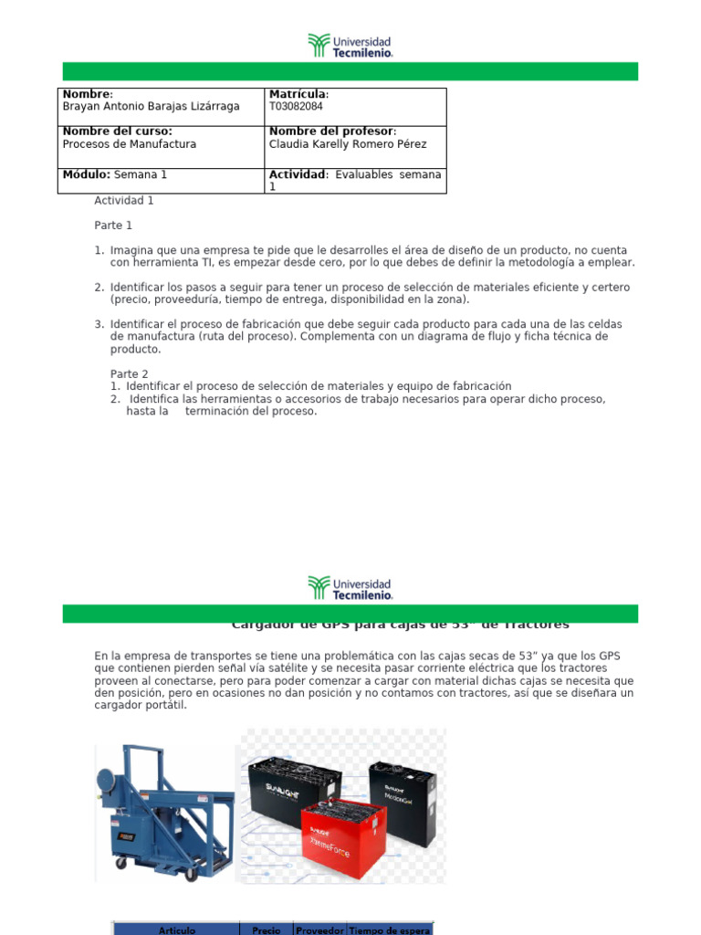 Procesos de Manufactura Semana 1 | PDF | Soldadura | Construcción