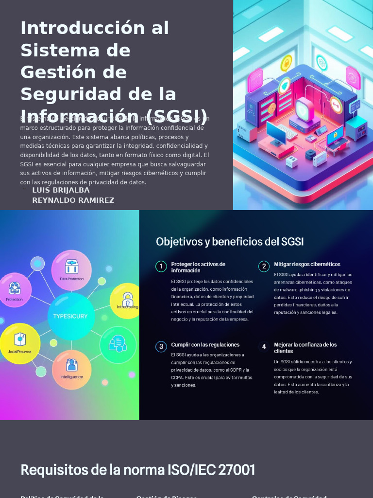 Expo Sgsi | PDF | Seguridad de información | La seguridad informática