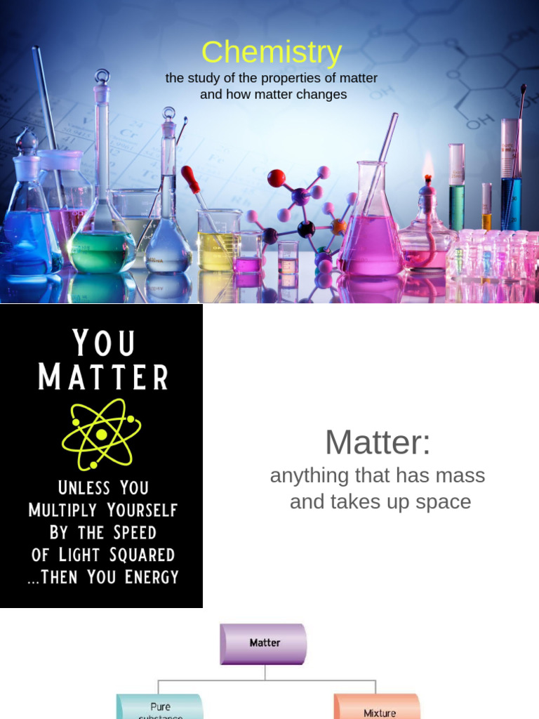 Intro To Chemistry and States of Matter | PDF
