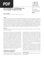 Advances in Psychological Well-Being | PDF | Well Being | Psychology
