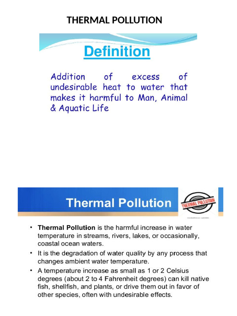 9 Thermal Pollution | PDF