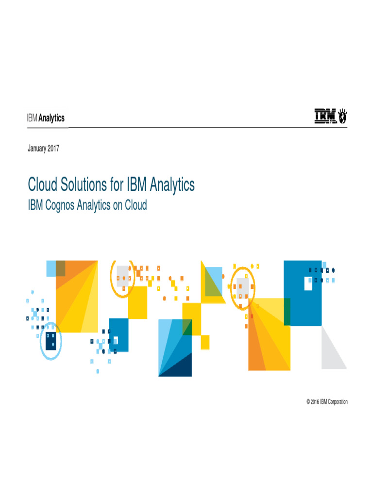 IBM Cognos Analytics Cloud Guide | PDF | Cloud Computing | Backup