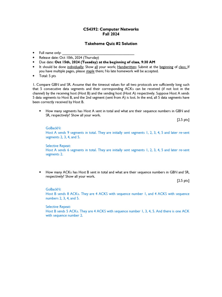 Quiz 02 Takehome Solution | PDF Quiz 02 Takehome Solution | PDF