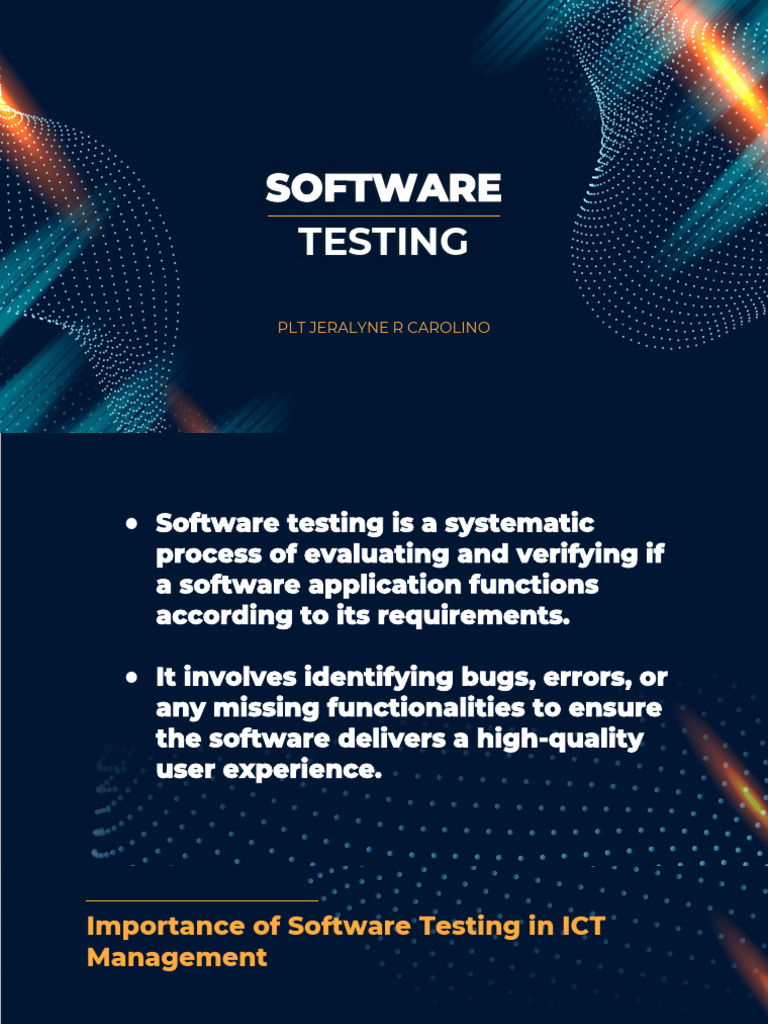 SOFTWARE TESTING | PDF | Software Testing | Software Development Process