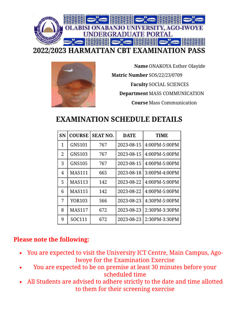 Examination Pass | PDF