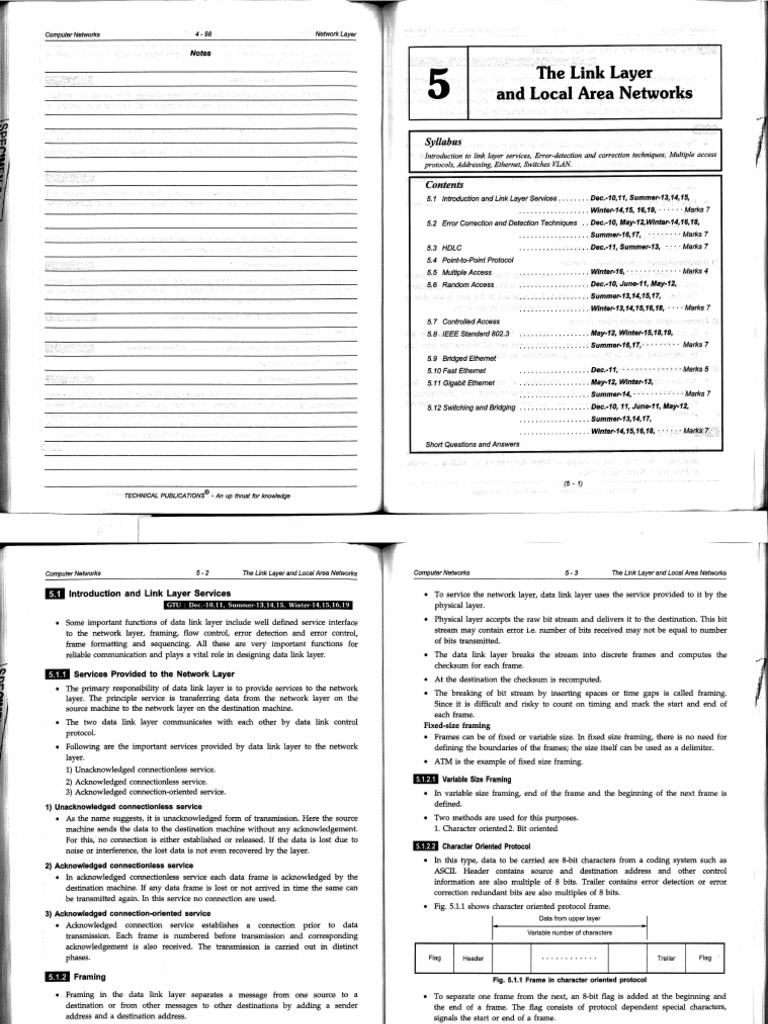 Unit - 5 Computer Networks | PDF