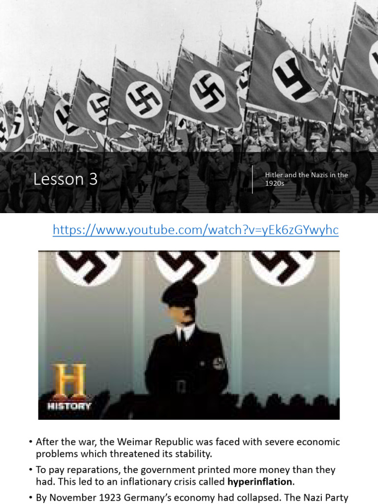 Lesson 3-Hitler and The Nazis in The 1920s | PDF | Weimar Republic ...