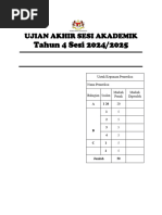 Uasa PJPK Tahun 4 (2024) | PDF