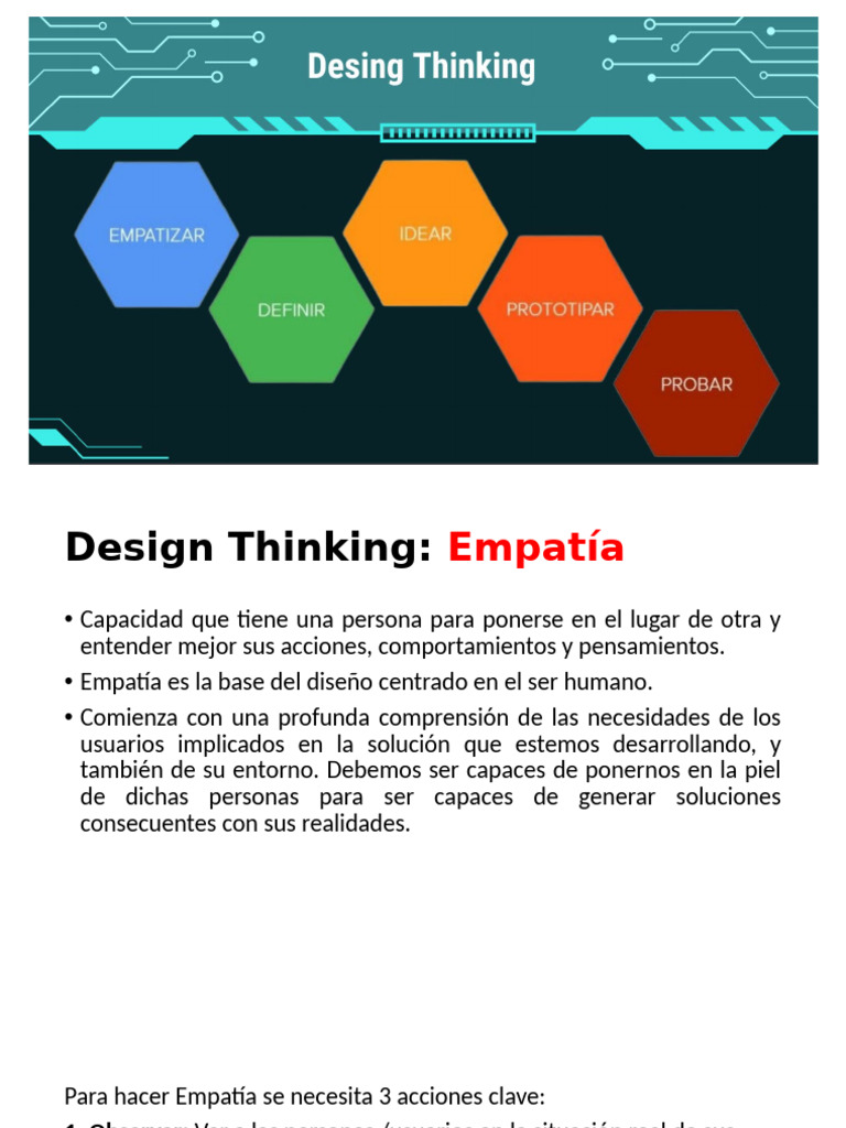 Design Thinking | PDF | Diseño | Empatía
