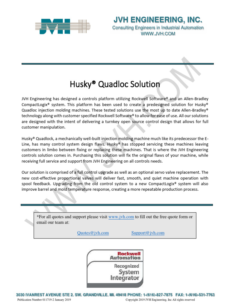 Husky Quadloc Solution Features Breakdown v2 | PDF | Programmable Logic ...