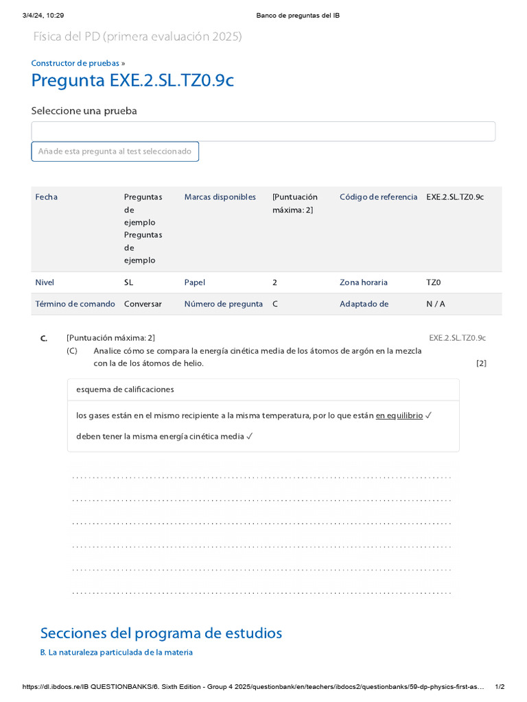 Banco de Preguntas Del IB7 | PDF