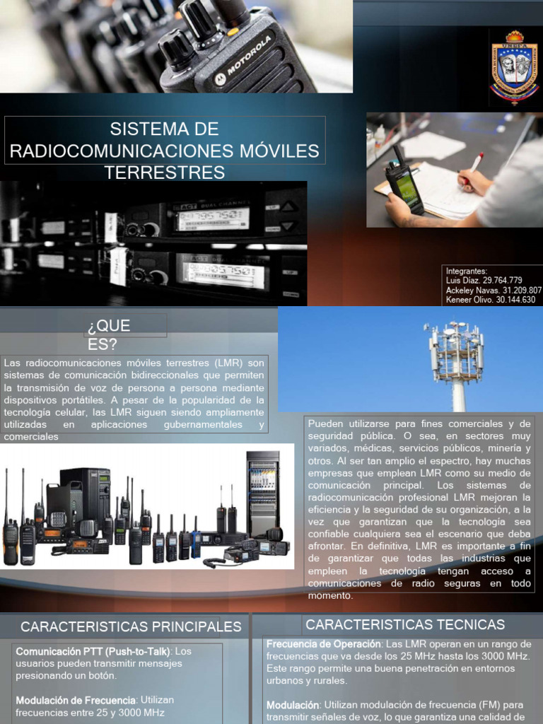 Radiocomunicaciones Móviles LMR | PDF | Radio | Modulación de frecuencia