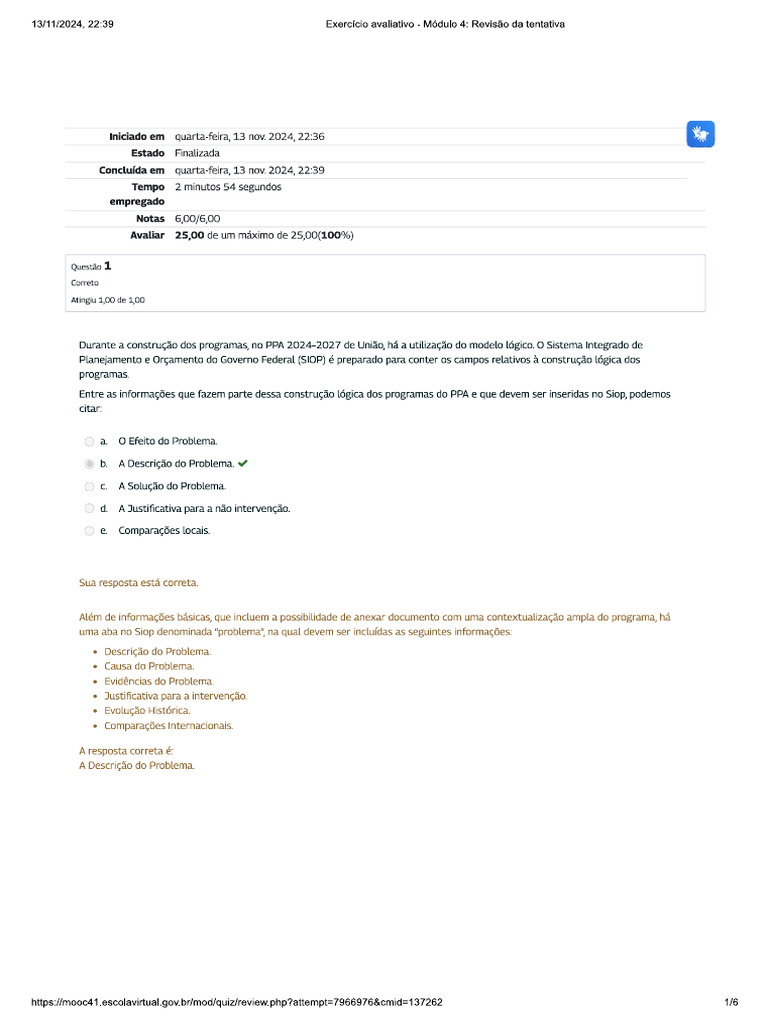 Exercício Avaliativo - Módulo 4 (Modelo Logico) | PDF