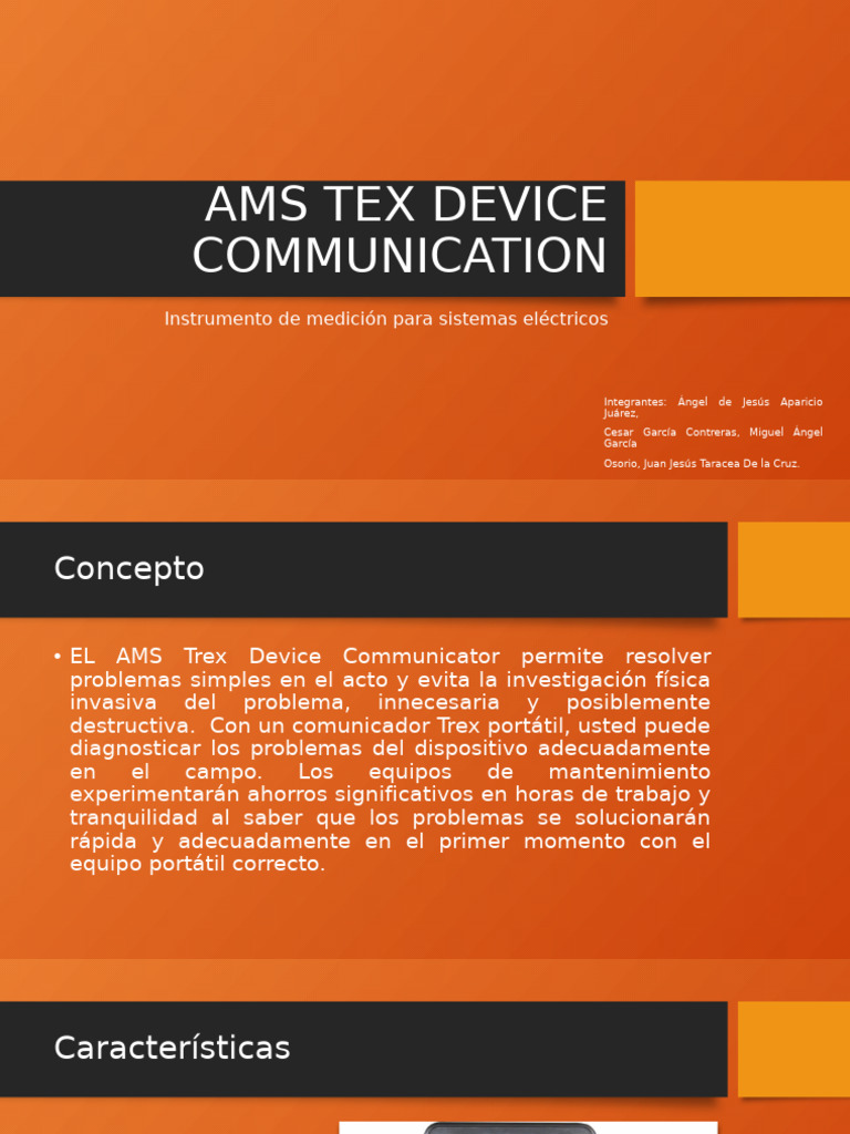 Ams Tex Device Communication | PDF