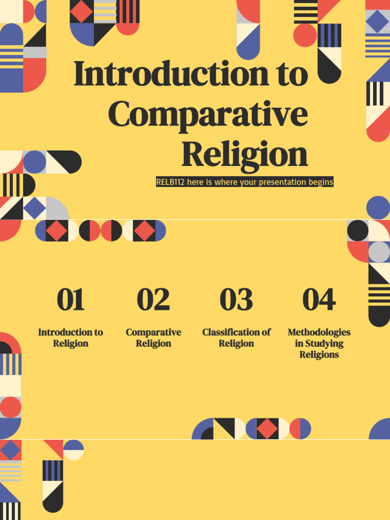 Intro To Comparative Religion RELB112 | PDF | God | Rituals