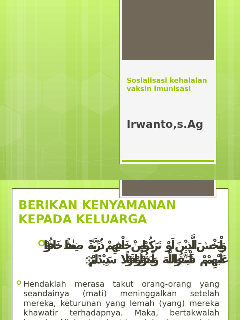 Kehalalan Vaksin dan Kesehatan Keluarga | PDF | Kesehatan Holistik