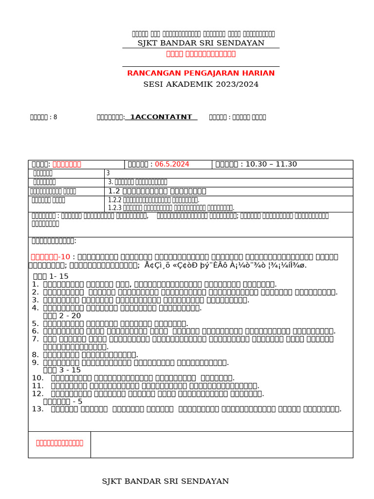 Isnin 6.5.2024 | PDF