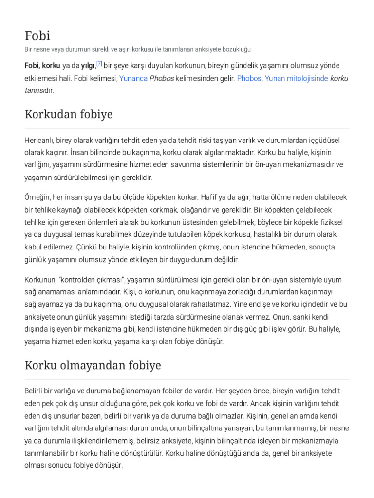 Fobi - Vikipedi | PDF