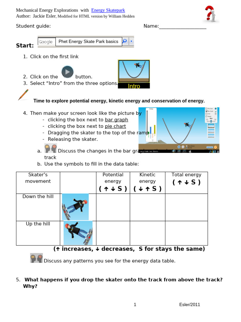Energy Skatepark Basics Guide | PDF | Potential Energy | Friction