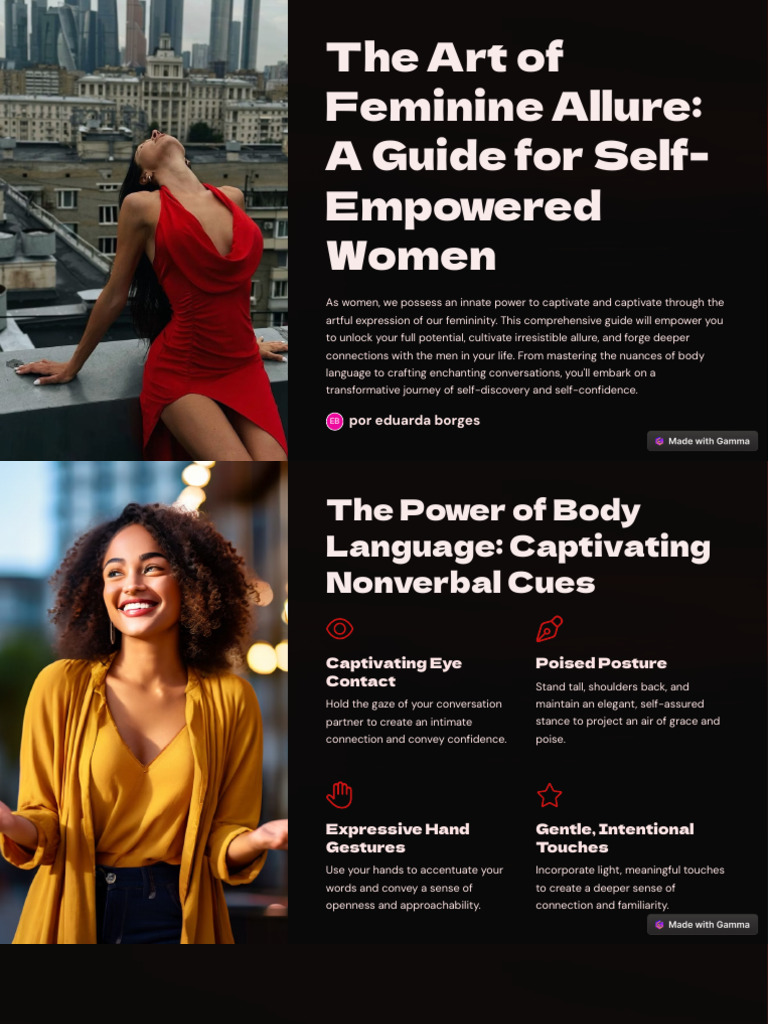 The Art of Feminine Allure A Guide For Self Empowered Women | PDF | Conversation | Psychology