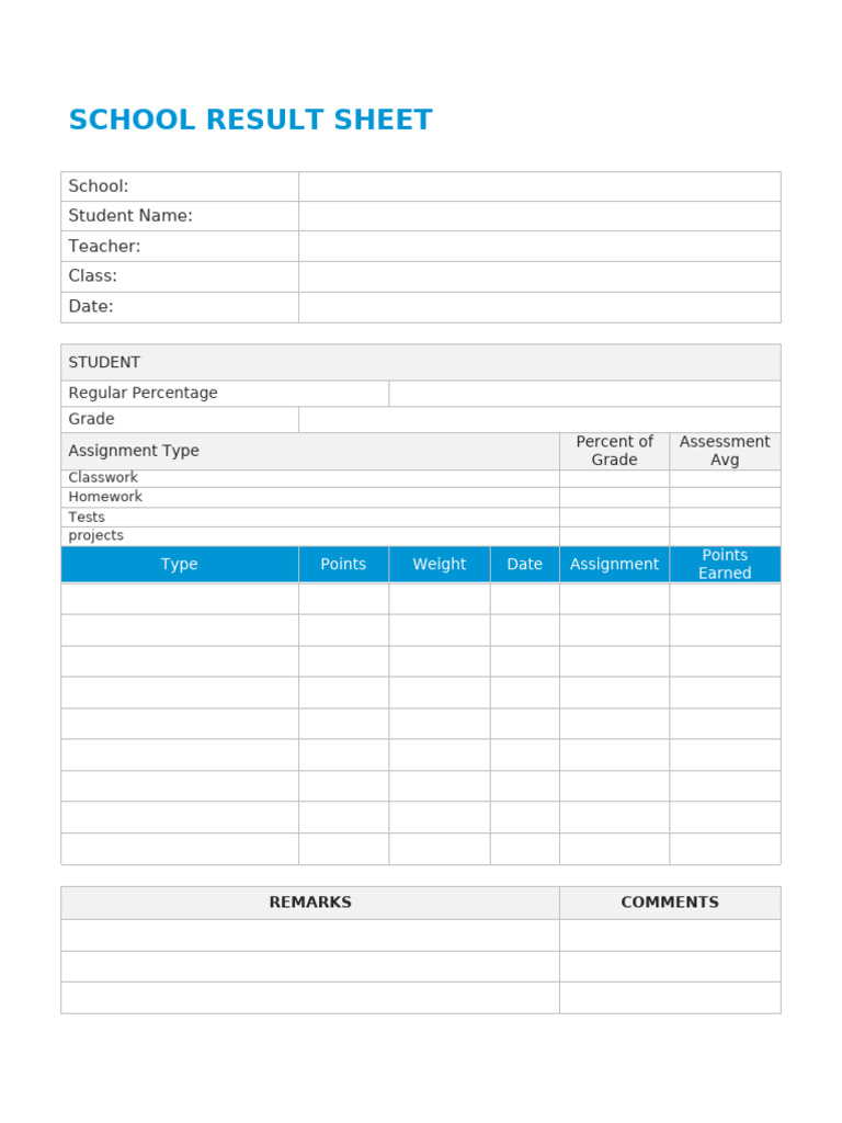 Student Grand Report | PDF
