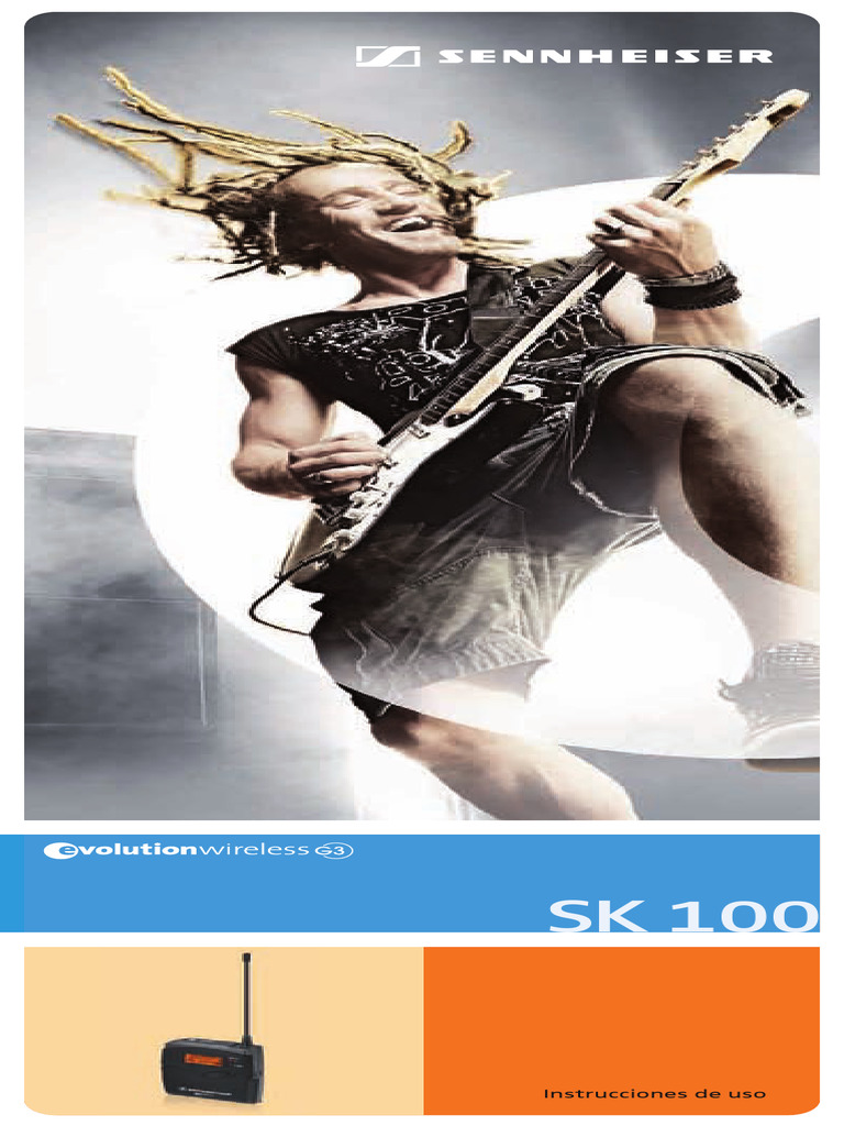 Manual SK 100 G3: Uso y Seguridad | PDF | Micrófono | Transmisor