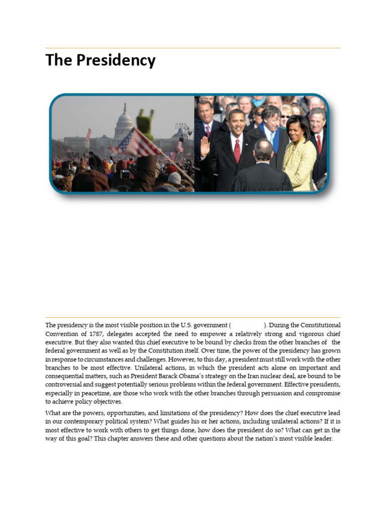 Jackson's Effective Use of Presidential Power | PDF | American ...