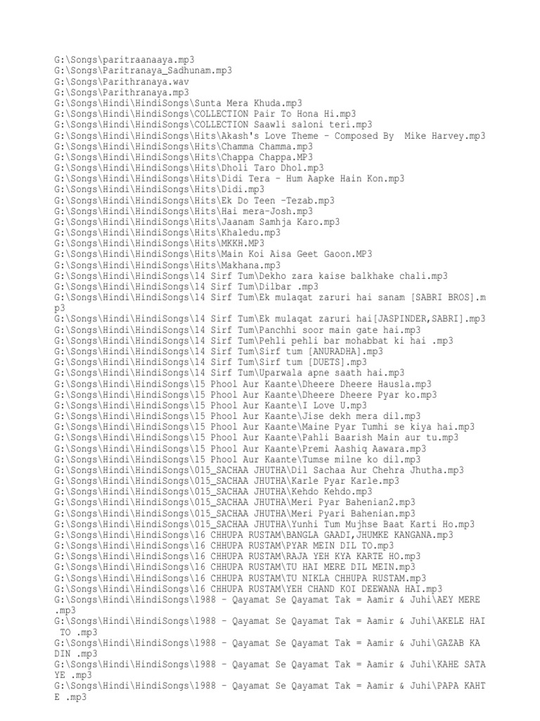 song-list-pdf-bollywood-works