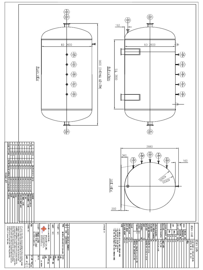 Buffer Tank-11 NOV 24 HORIZONTAL | PDF