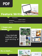 Feature Writing DSPC Level | PDF | Communication | Cognition
