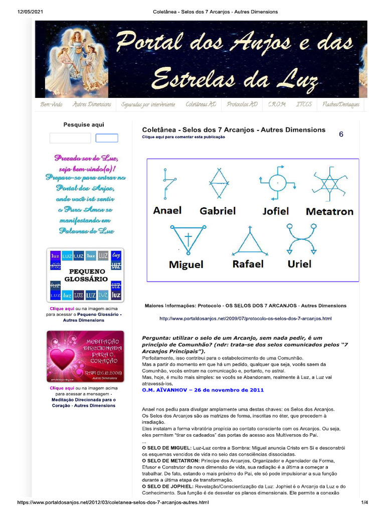 Anjos Simbolos | PDF